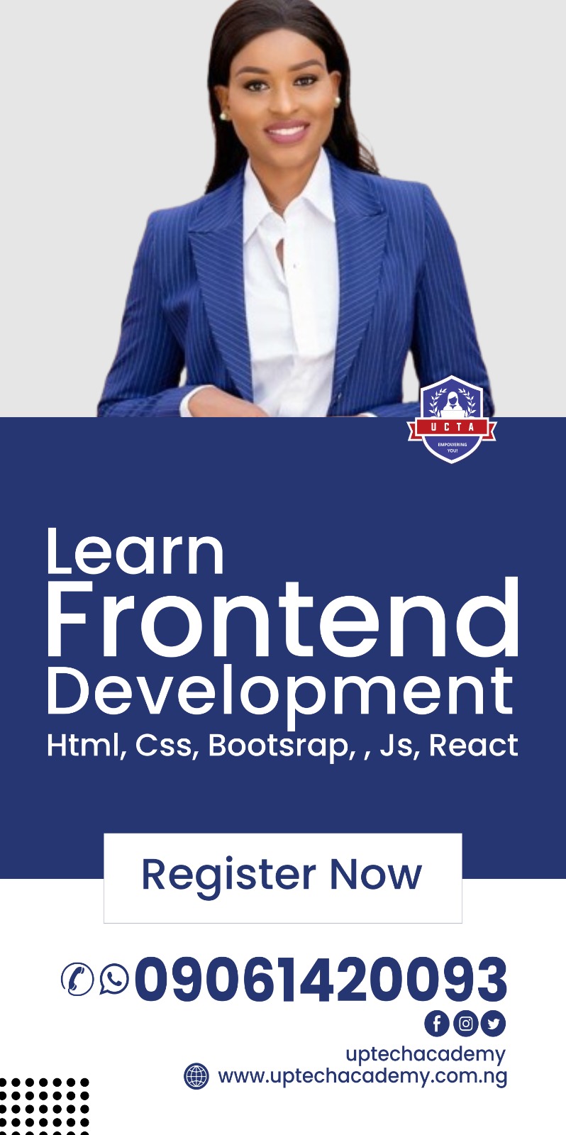 Frontend Developement - UPTECH COMPUTER TRAINING ACADEMY