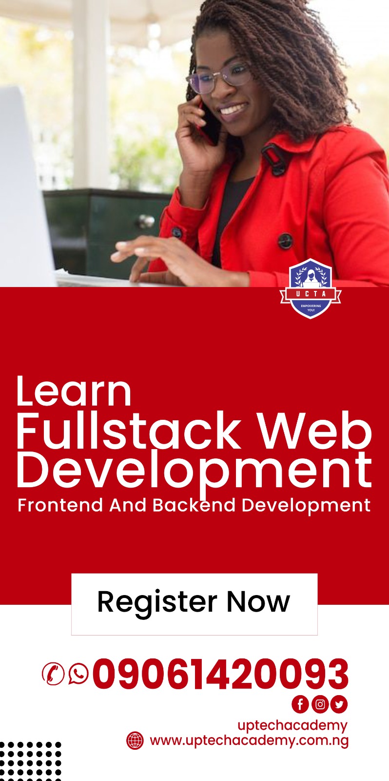 Fullstack Web Dev. - UPTECH COMPUTER TRAINING ACADEMY